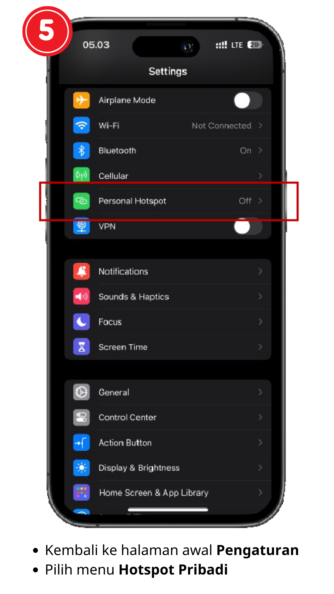 Cara Mengatur Hotspot Pribadi